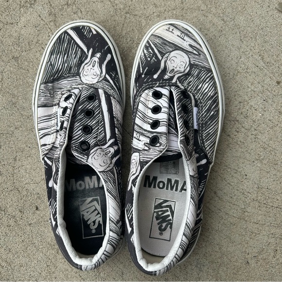 Vans | Shoes | Vans X Museum Of Modern Art Moma Era The Scream Sneaker ...